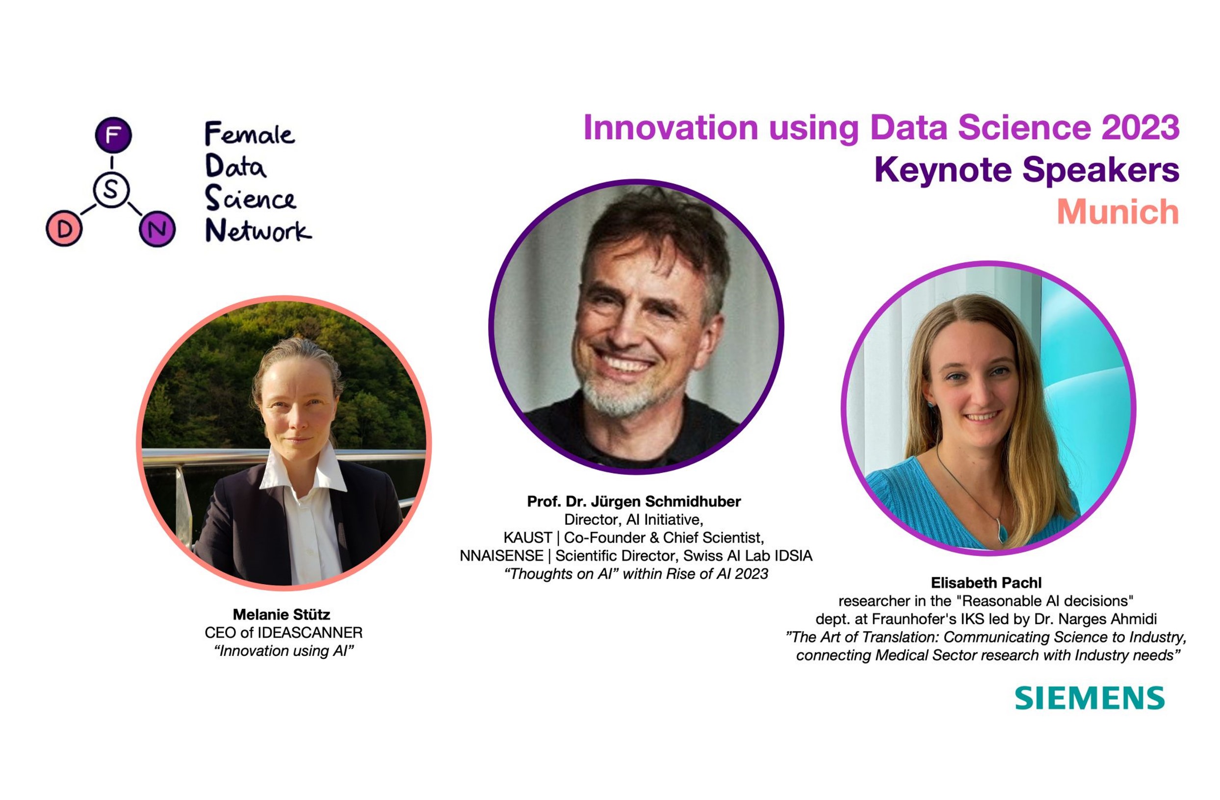 KEYNOTE: "INNOVATION USING AI" AT SIEMENS FDSN